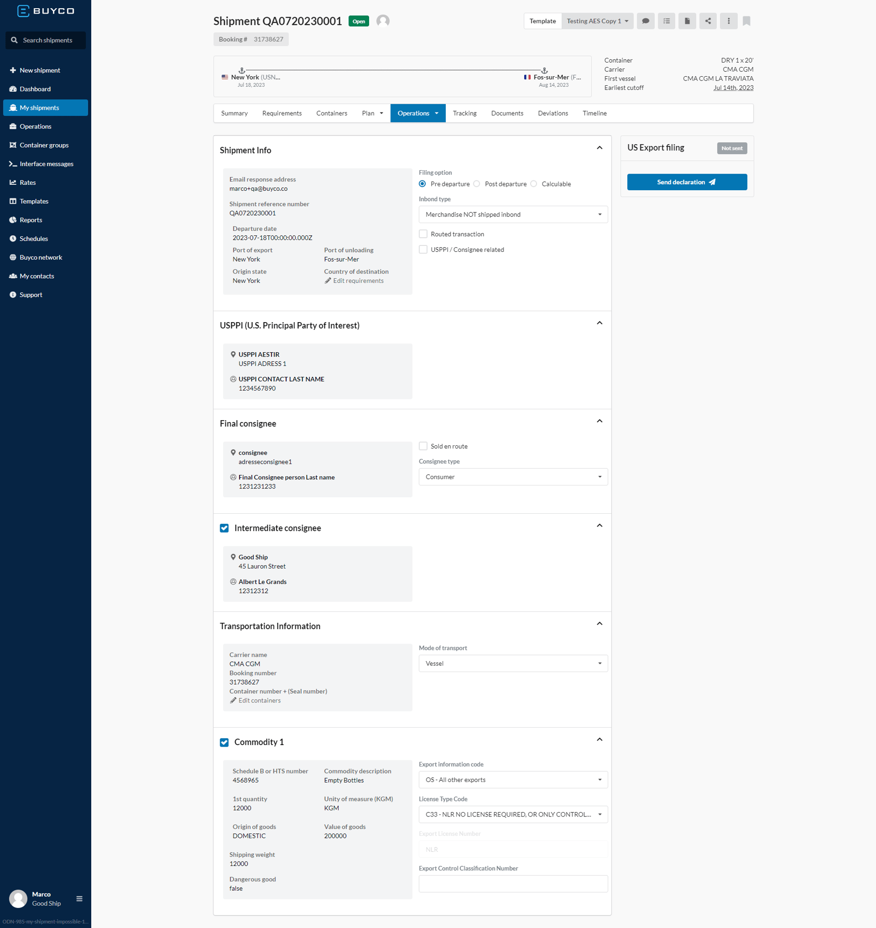 BuyCo enables automatic US Exports filing through the Automated Export ...